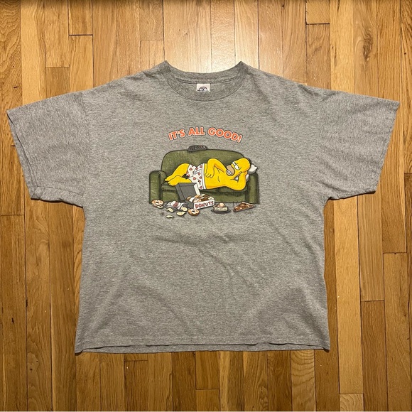 Delta | Shirts | The Simpsons Homer Simpson Its All Good T Shirt Gray ...